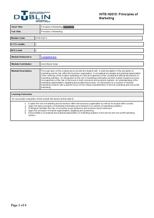 4 Principles of Marketing Strategy - LESSON 1 : 4 PRINCIPLES OF ...