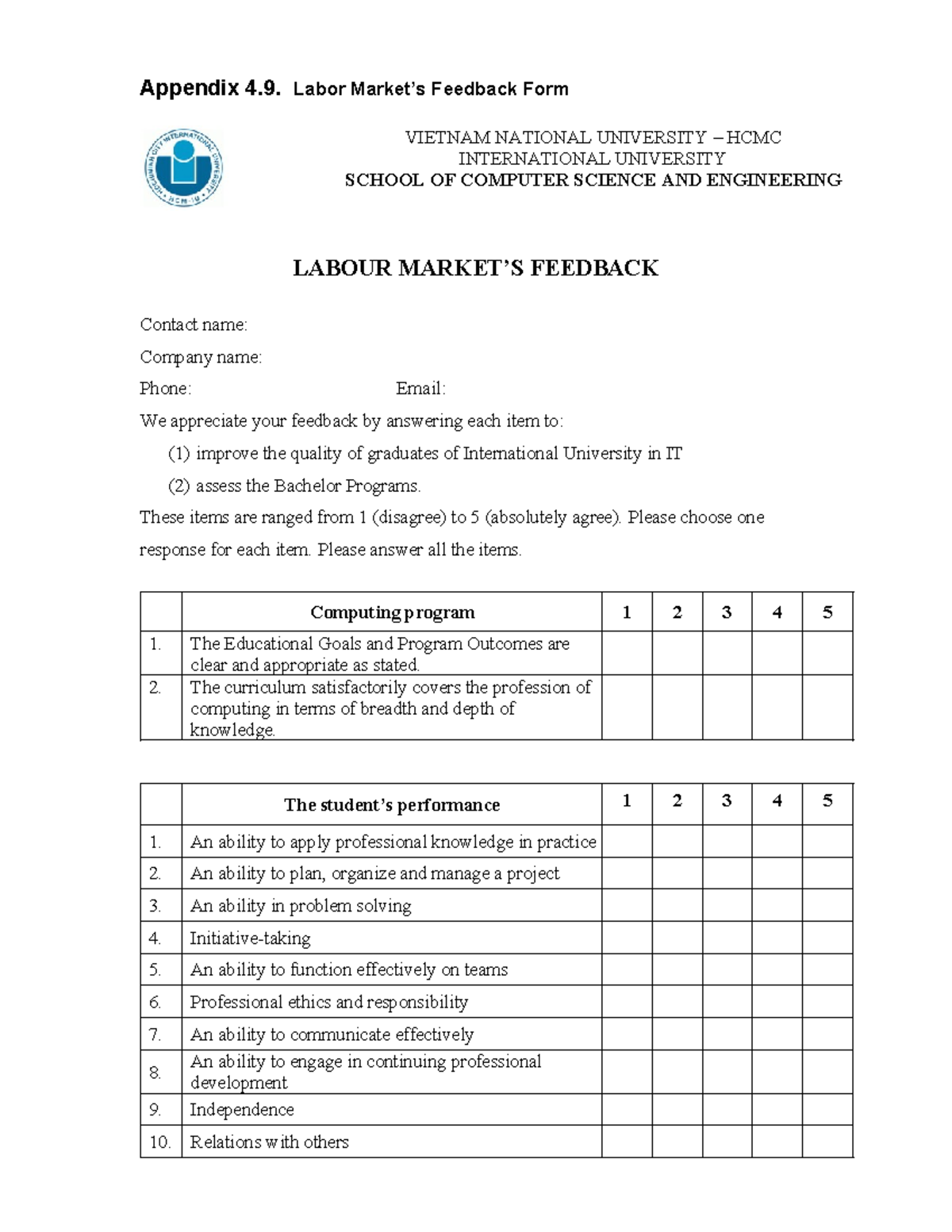 M03 Labour Market Feedback help you - Appendix 4. Labor Market’s ...