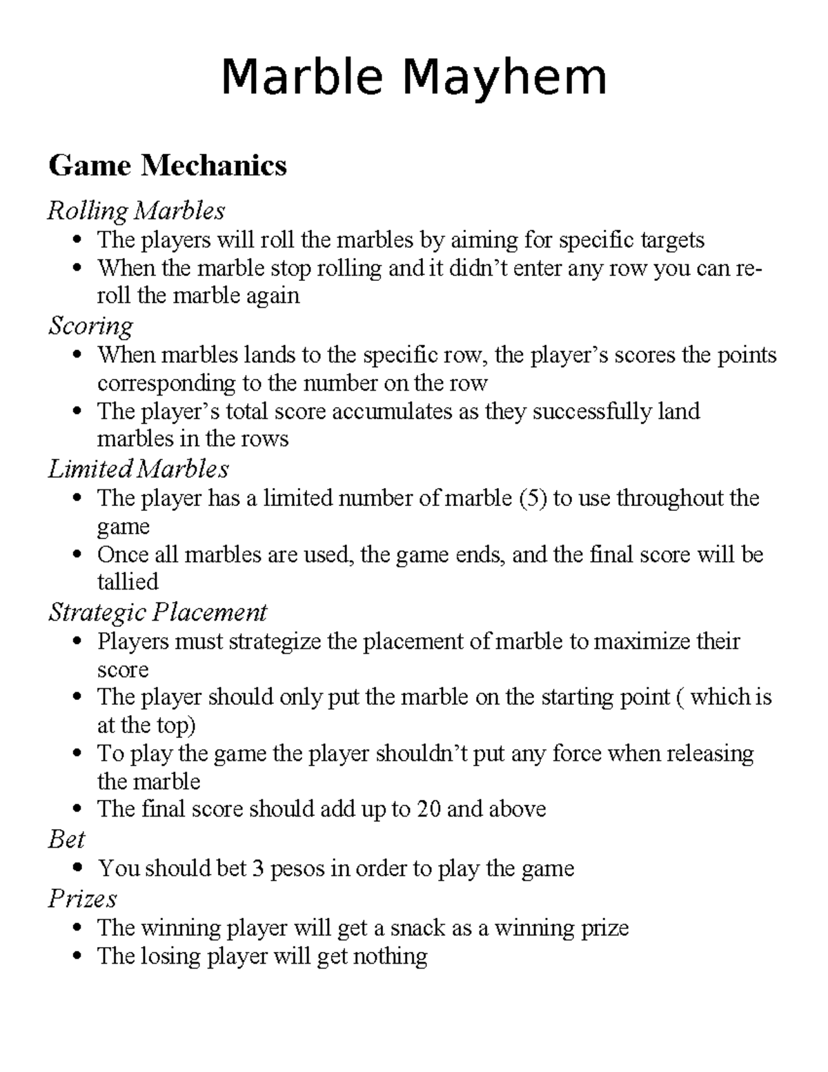 Marble-Mayhem 2 - Marble Mayhem Game Mechanics Rolling Marbles The ...