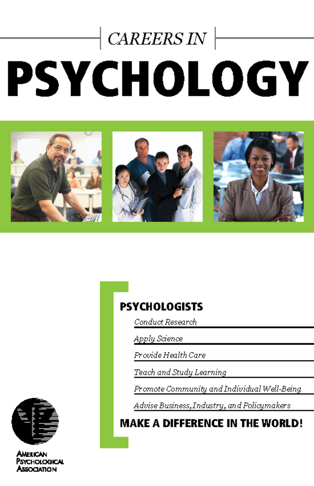 Careers in Psychology, figure out what is your pathway! - Psychologists ...
