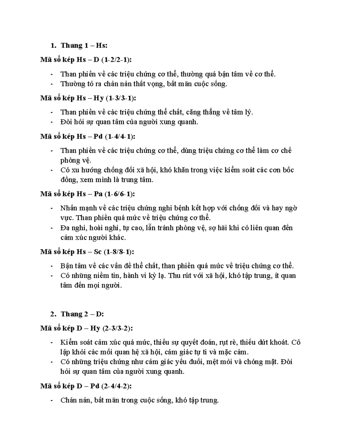 MSK - Nhóm 2 - Lớp 3 - dasdsa - Thang 1 – Hs: Mã số kép Hs – D (1-2/2-1 ...