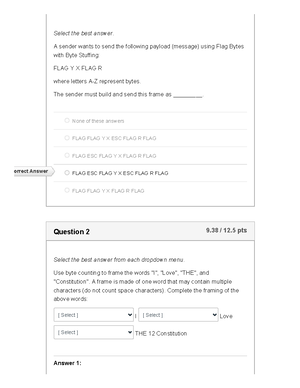 M1V2 - OSI Reference Model layer questions - Fill in the blank. In the ...