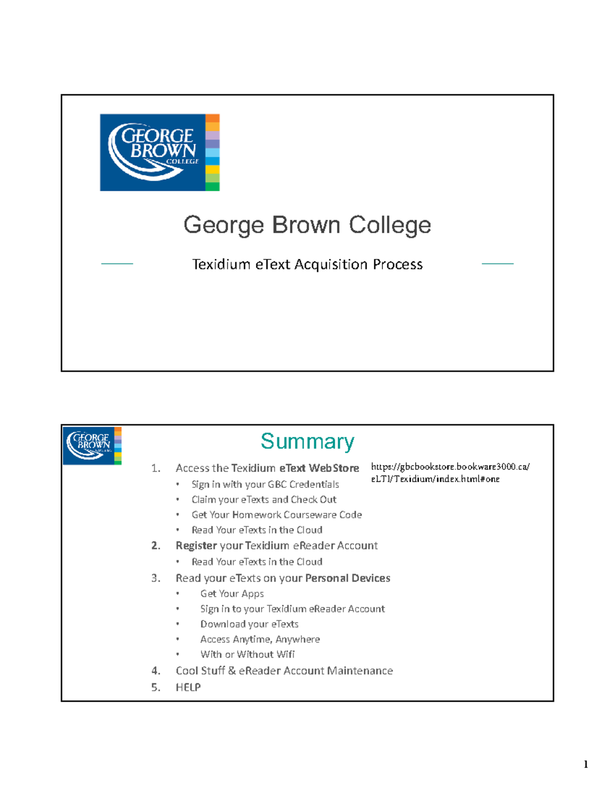 Student Instructions - e Text 2021 (1) - George Brown College ...