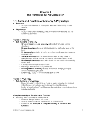 37 - Health Science Anatomy - BIO 733 - DMACC - Studocu