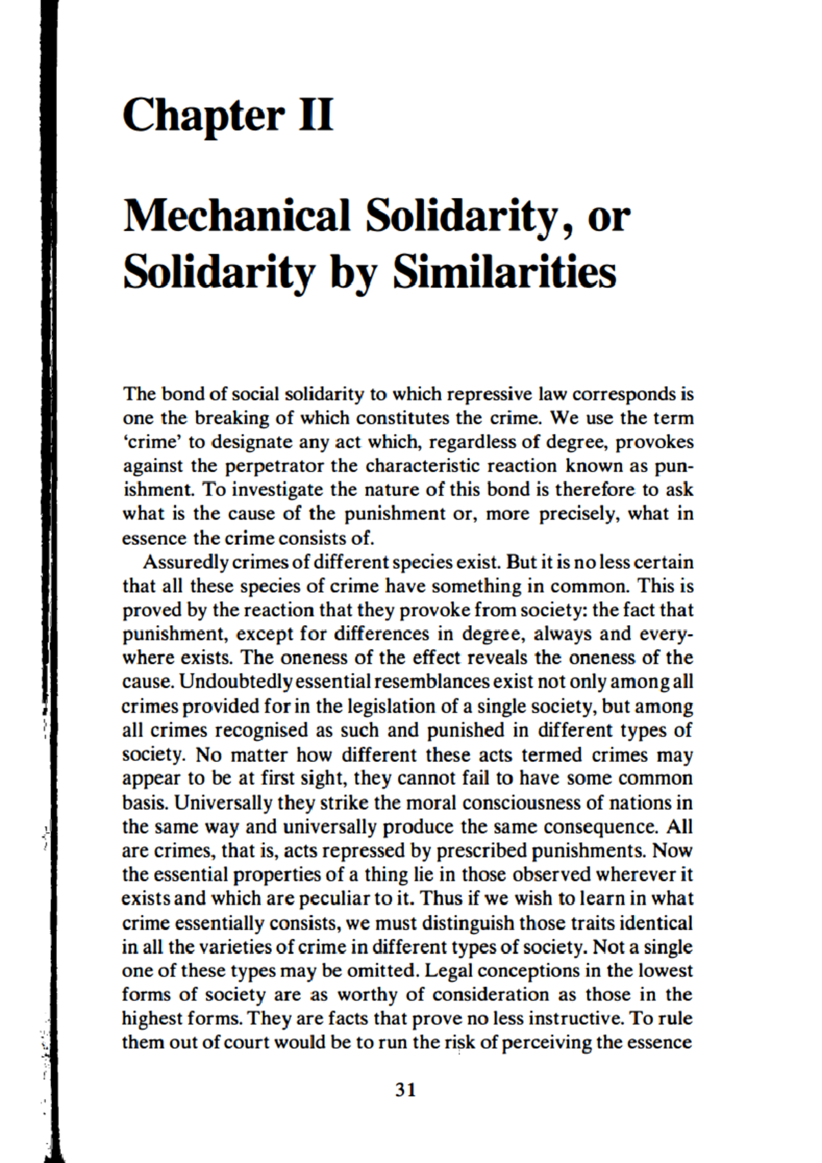 Mechanical solidarity - SOC 492 - Studocu