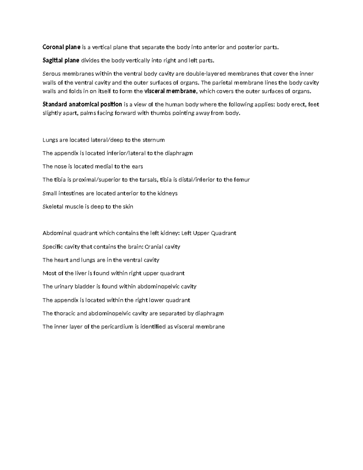 Lab 1 Exam notes - Summary Anatomy and Physiology Lab I for Nursing and ...