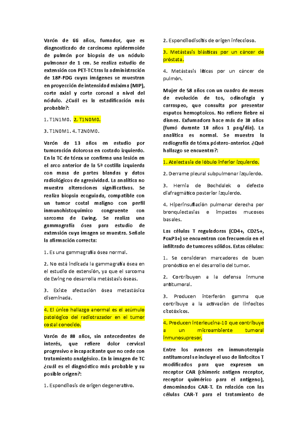 Banqueo onco - bancos onco - Varón de 66 años, fumador, que es ...