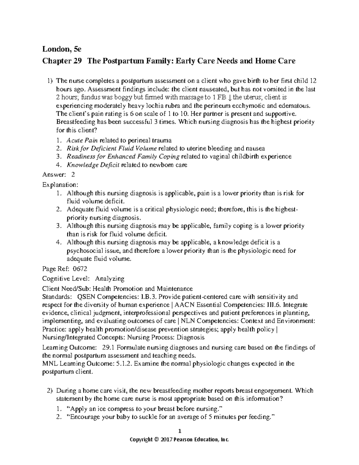 0134142357 ch29 TB - These are practice questions - 1 London, 5e ...