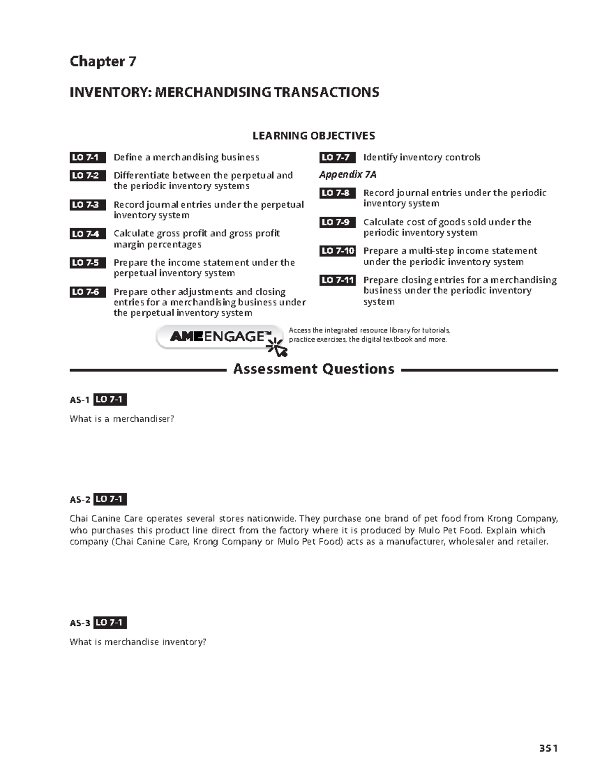 Kap 1 6th workbook se ch 7 - Chapter 7 INVENTORY: MERCHANDISING ...
