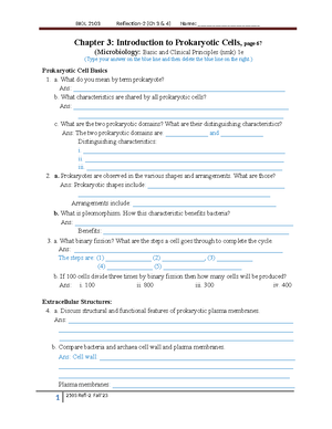 Reflections 1 & 2 Homework - Chapter 1: Introduction to Microbiology ...