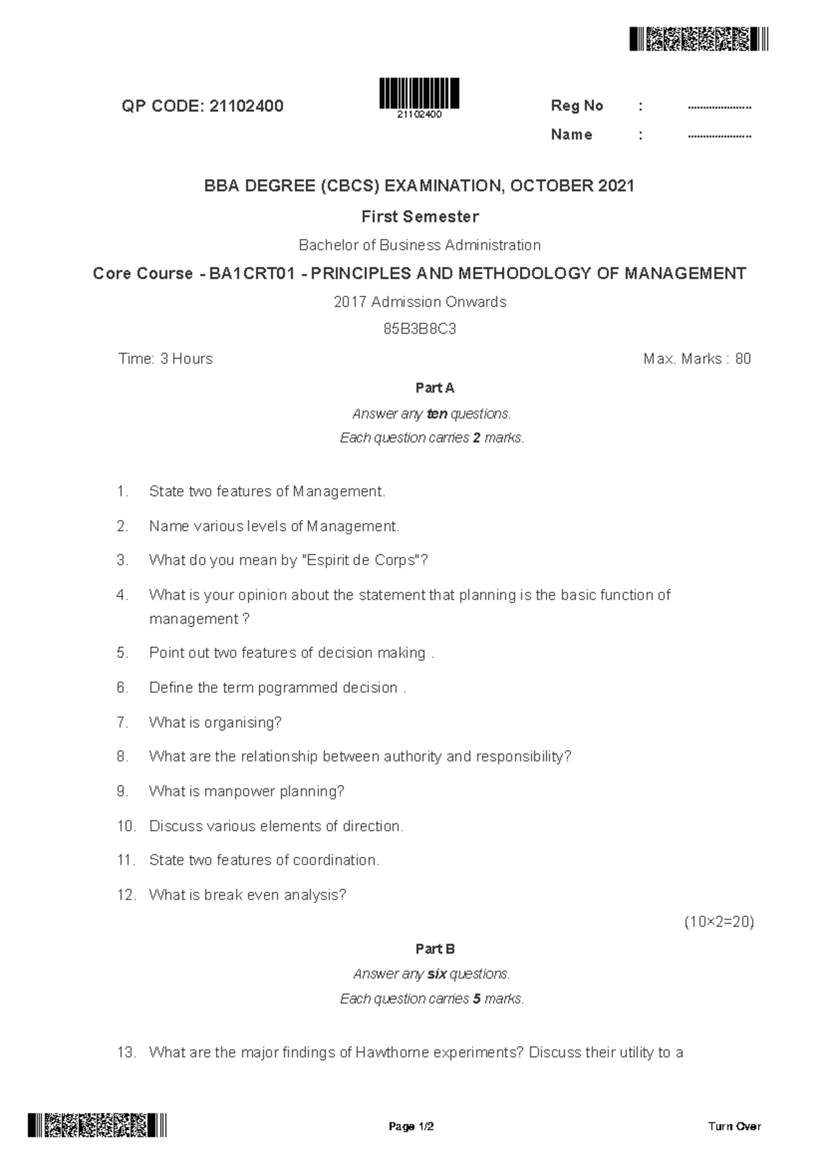 Bba-1-sem-principles-and-methodology-of-management-21102400-oct-2021 ...