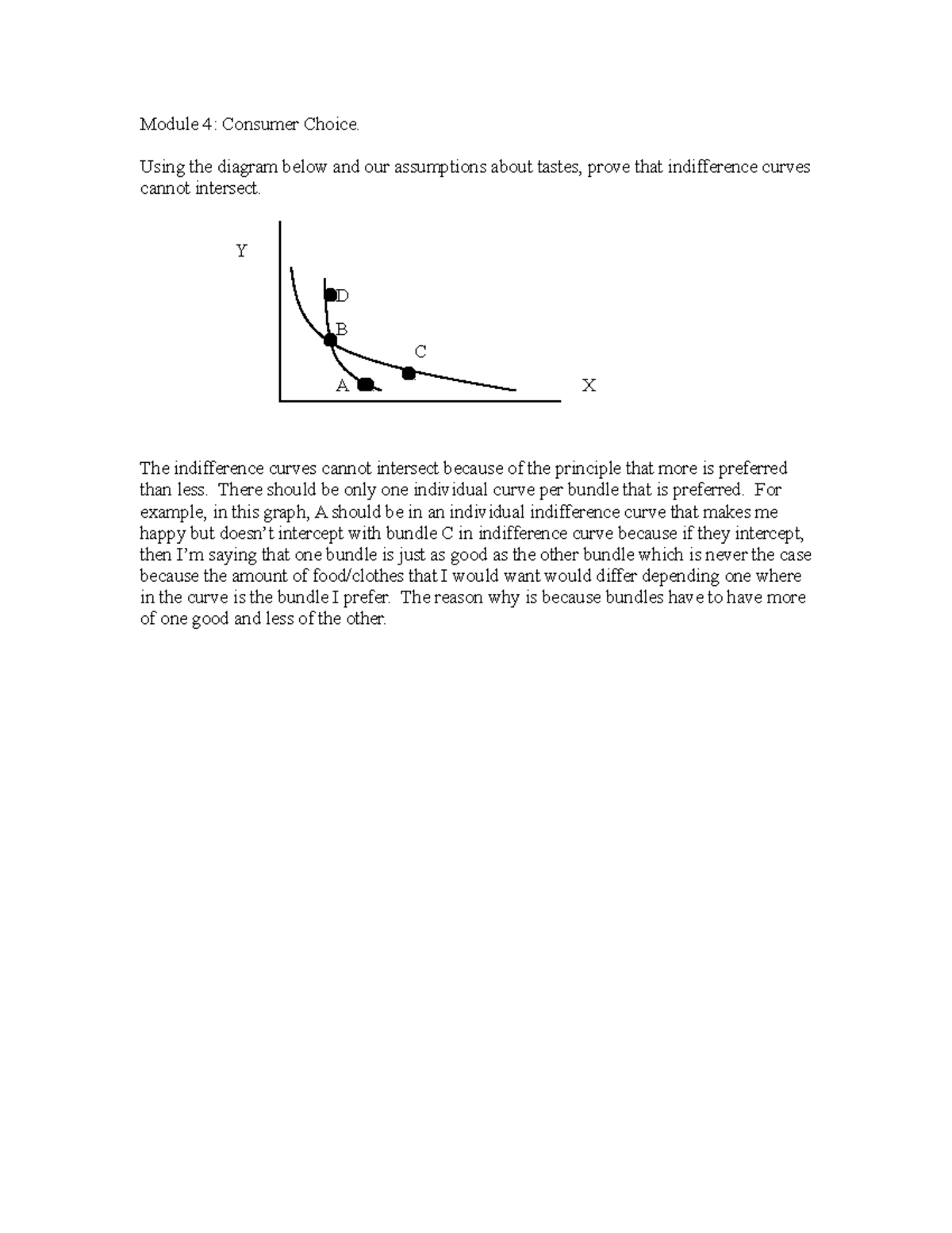 Module 4 Consumer Choice Written Homework Module 4 Consumer Choice