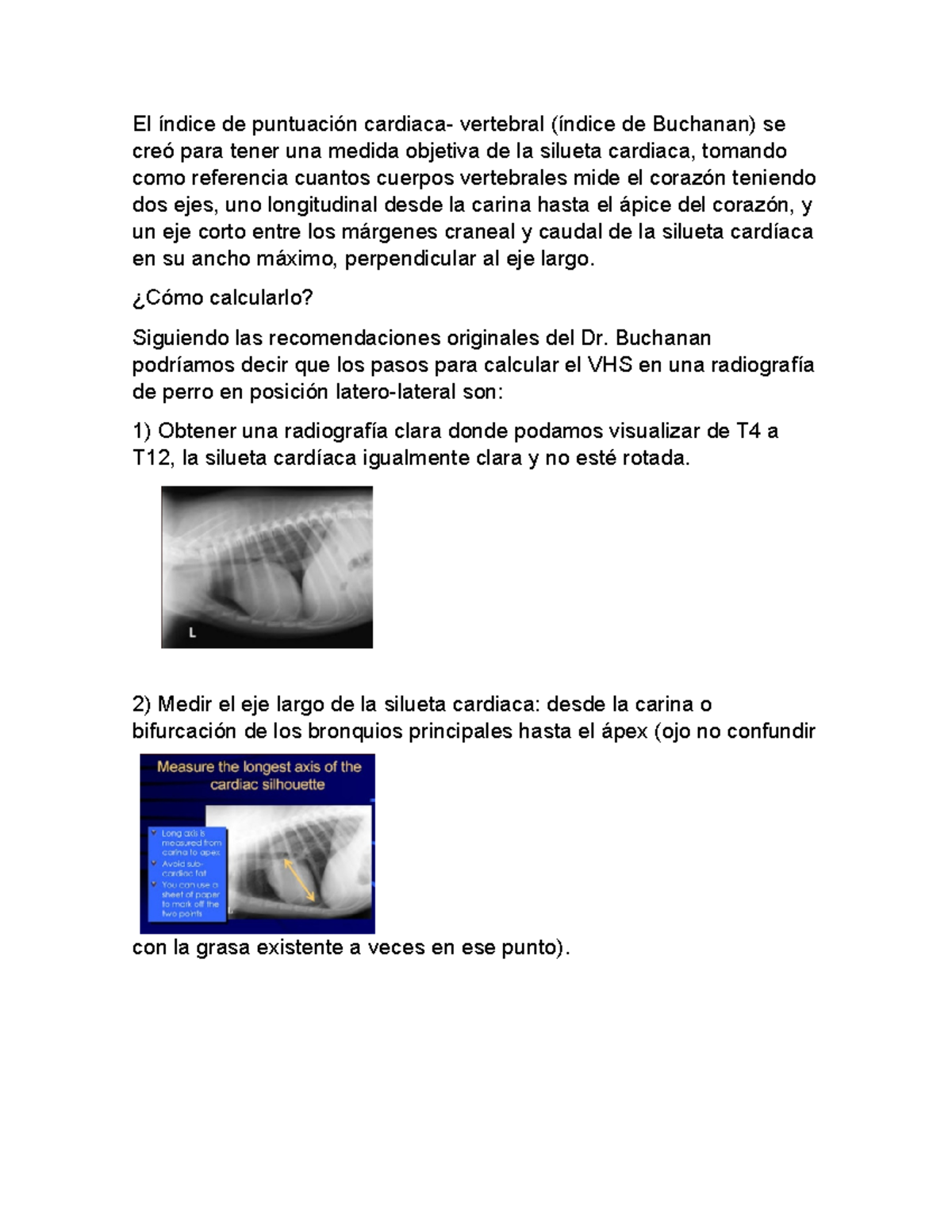 índice de escala vertebral - El índice de puntuación cardiaca ...
