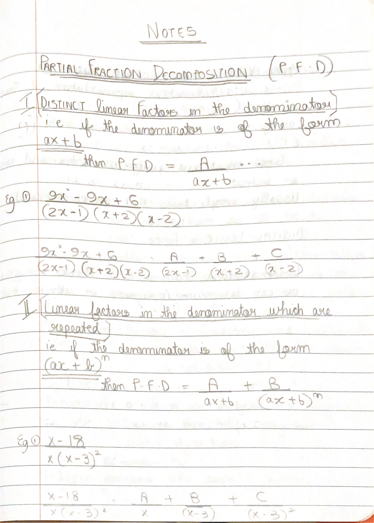 Partial Fraction Decomposition - MATH 2412 - Studocu