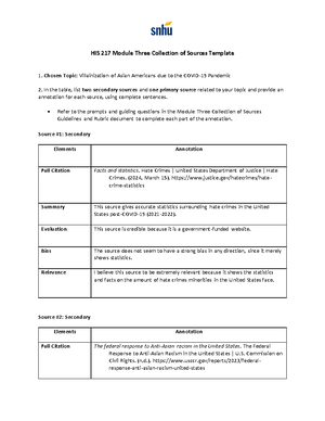 GRA 280 Module 2 Activity - GRA 280 Module Two Activity Template In this activity, you will ...