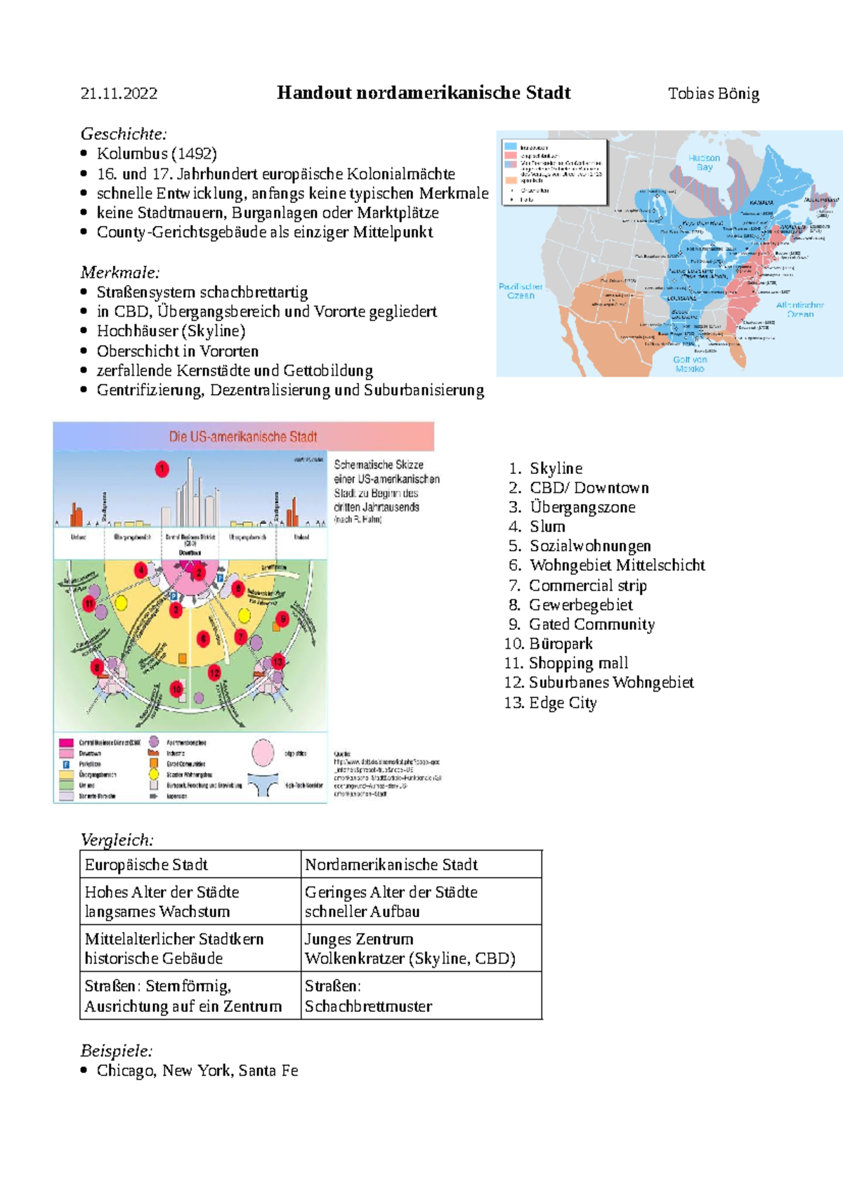 Handout nordamerikanische Stadt - 21.11 Handout nordamerikanische Stadt ...