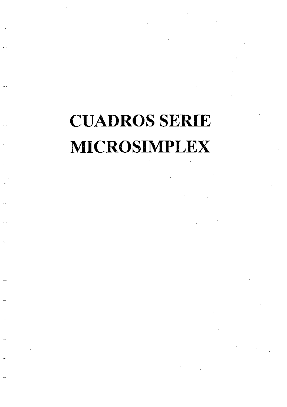 335919176 MAC Puarsa Manual de Maniobra Micro basic Simplex - CUADROS SERIE MICROSIMPLEX CUADROS ...