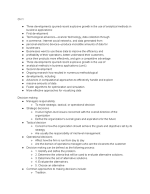 BUS 301- WEEK 4 Notes - data visualization - CH 3 Data Visualization ...