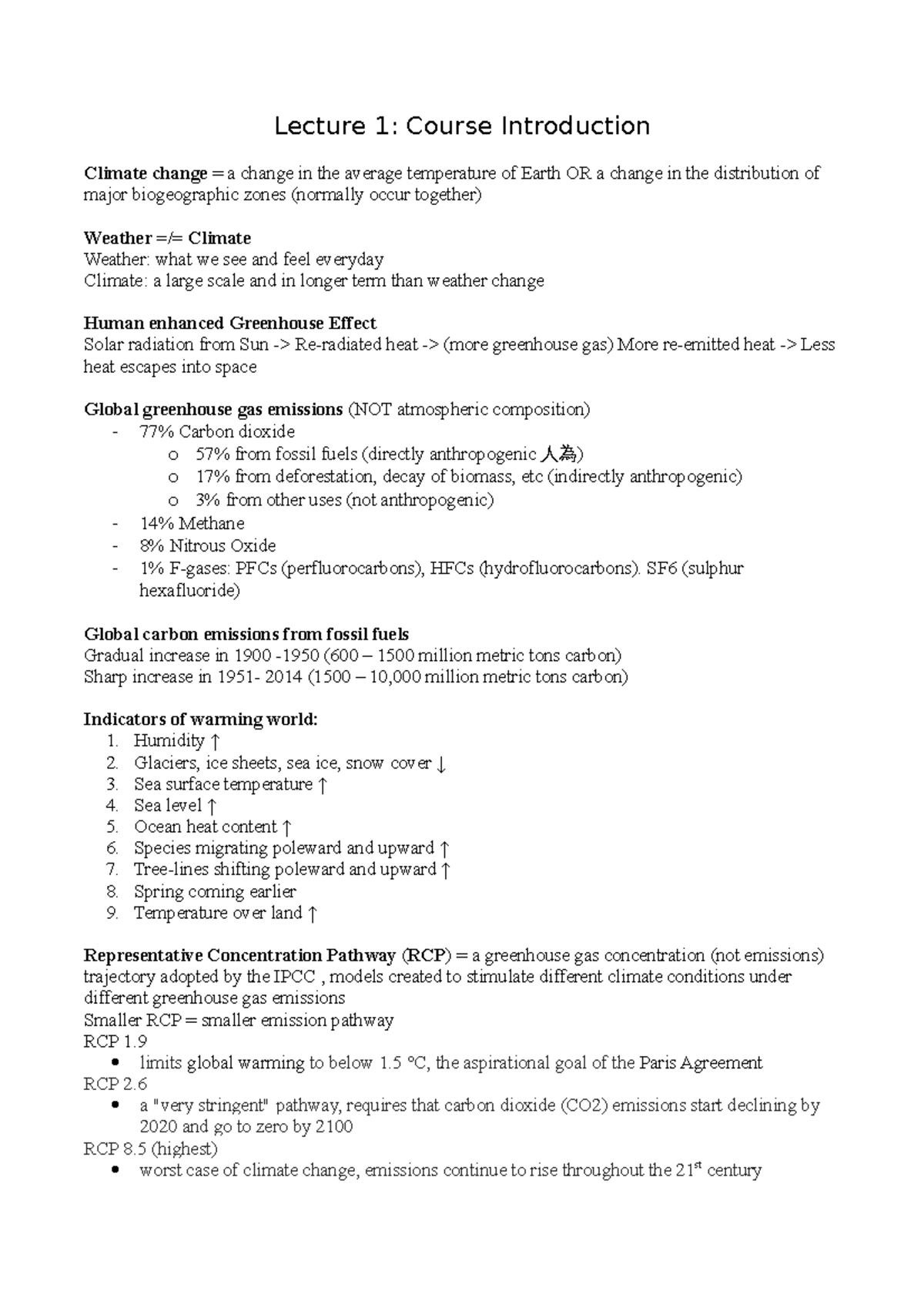 CCGL9049 Full Revision Notes for Final Exam (Part1) 2020-2021 semester ...