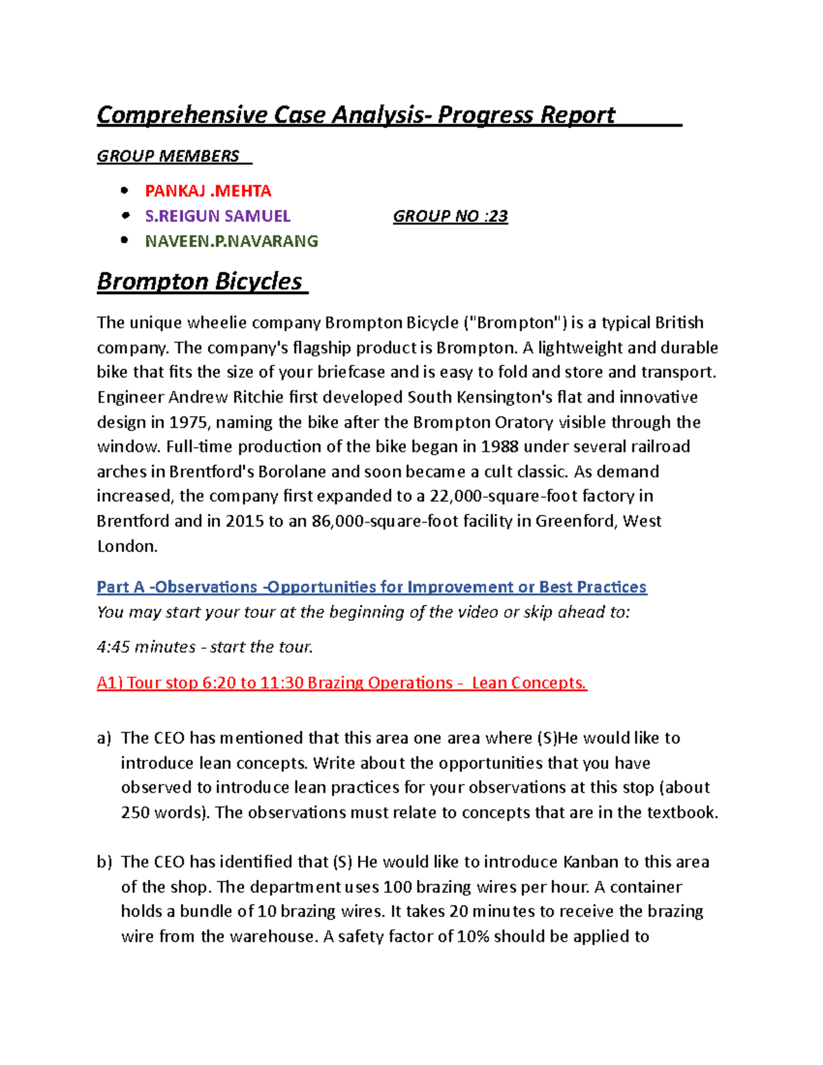 Case study report - nkjnknklnlnkin - Comprehensive Case Analysis ...