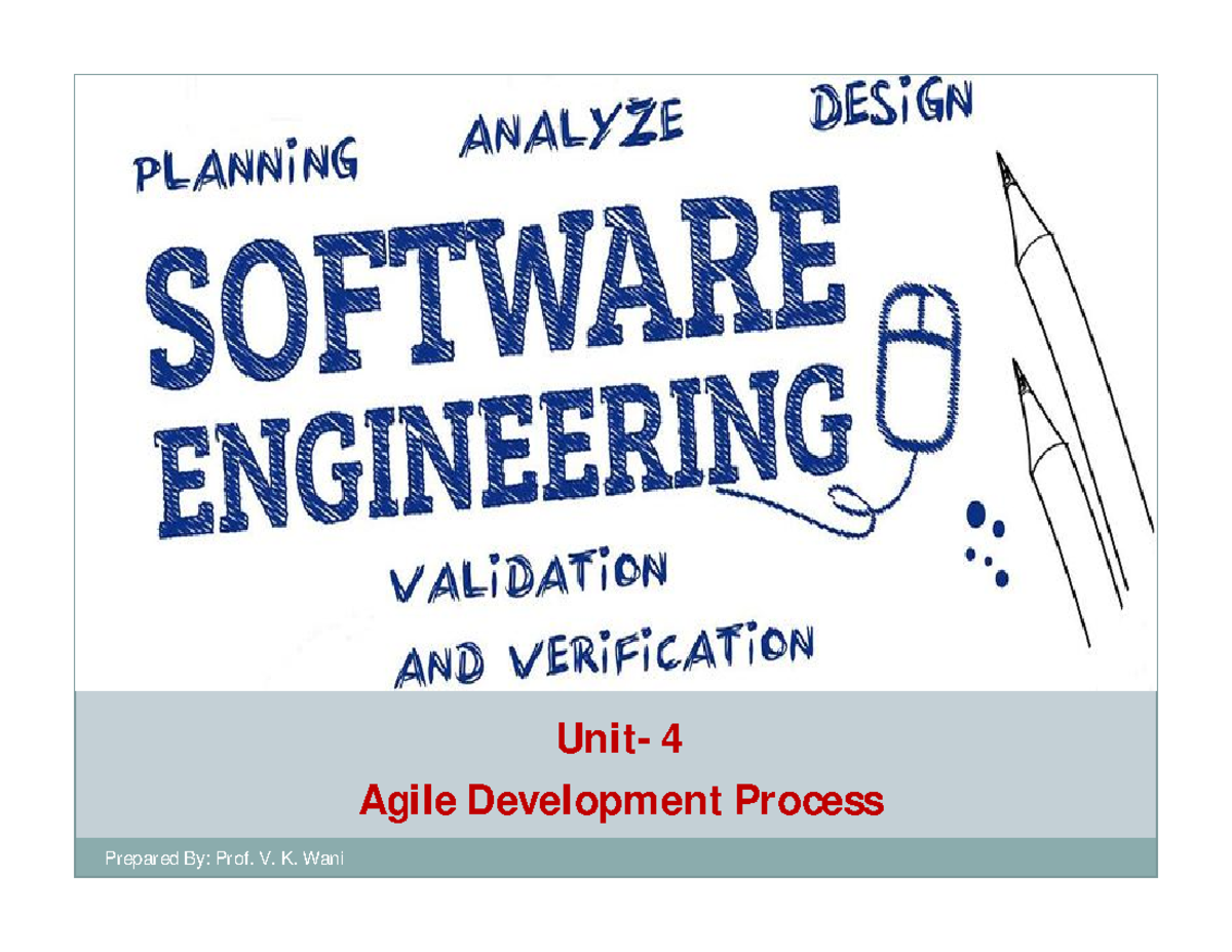 Sepm-unit-4 - Spm - Unit- 4 Agile Development Process 2 ####### The concept of iterative and ...