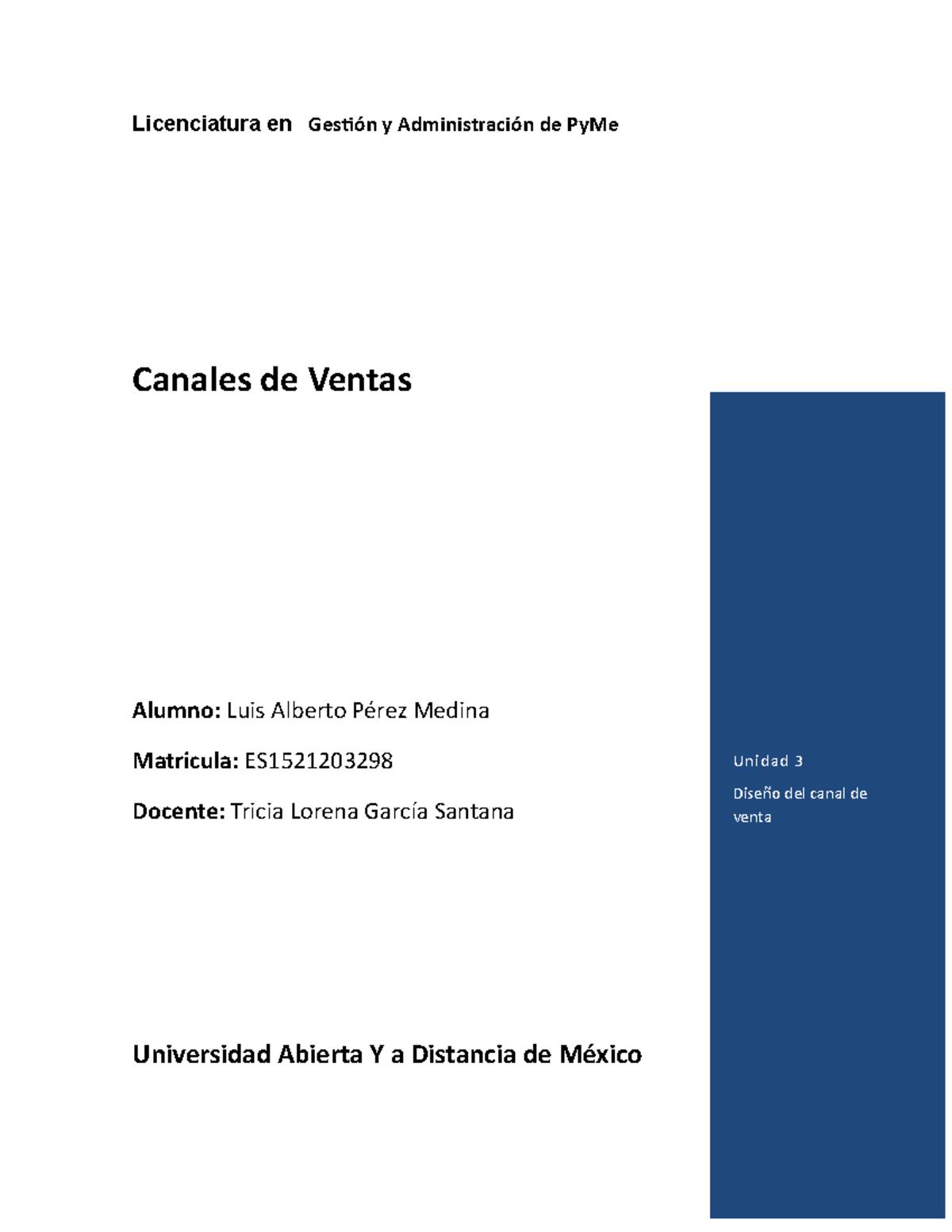 GCAV U3 ATR LAPM - 2022 - Licenciatura en Gestión y Administración de ...