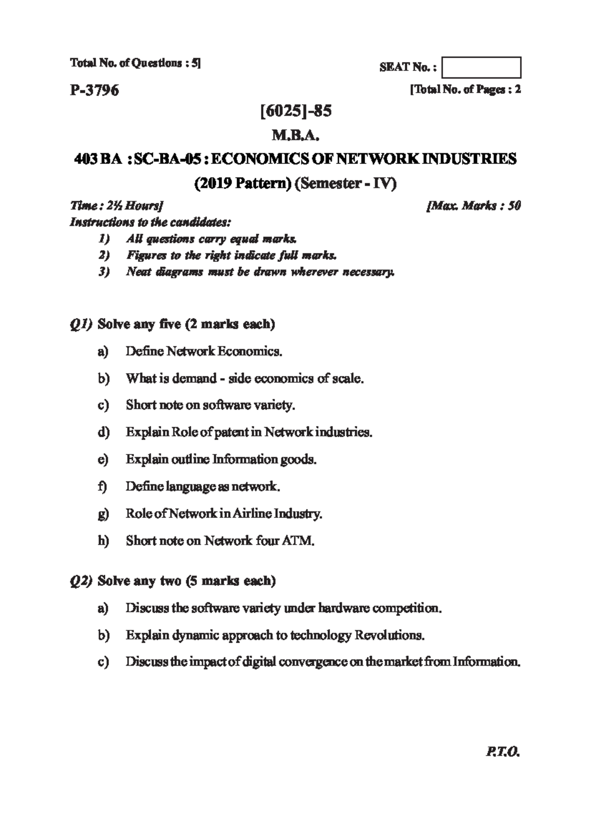 Postgraduate-pg mba semester-3 2022 may corporate-governance-pattern-2019 - - Studocu