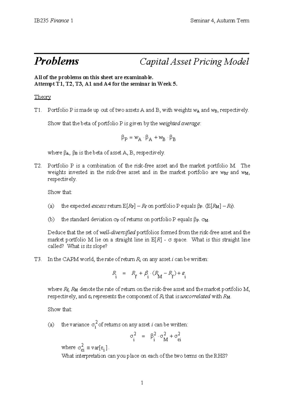 Seminar 4 Qs - IB235 - Warwick - Studocu