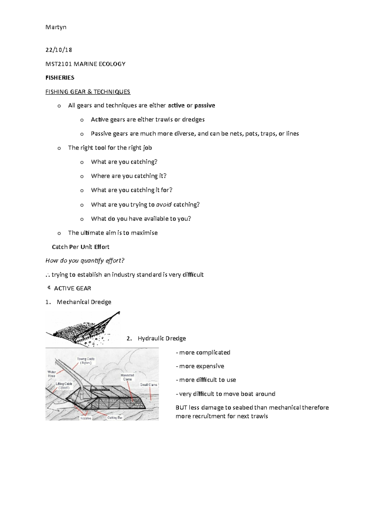 Introduction to Fisheries - 22/10/ MST2101 MARINE ECOLOGY FISHERIES ...