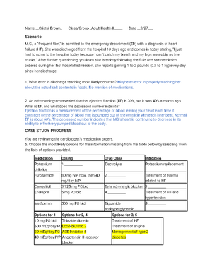 ESI Chart - NURS 4130 - A requires immediate yes 1 intervention? no B ...