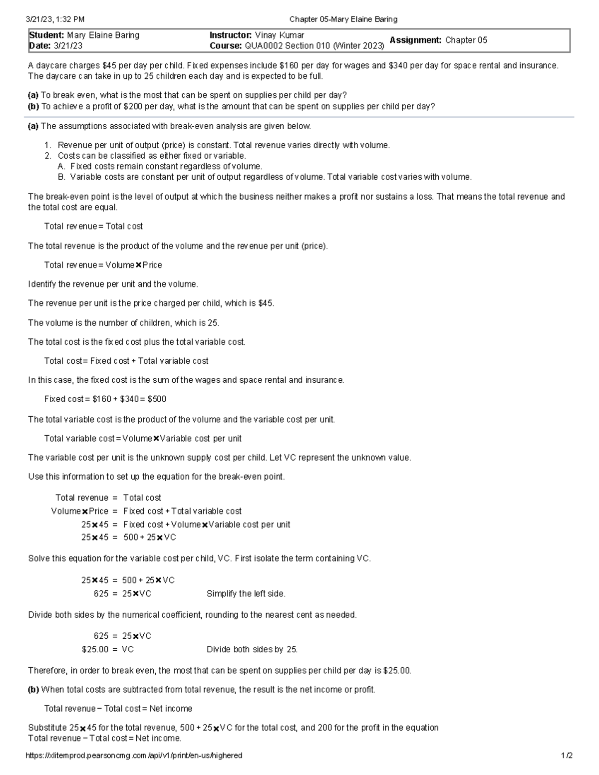 Chap 5 Q7 - Business Mathematics Chapter 5 - 3/21/23, 1:32 PM Chapter ...
