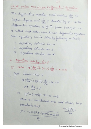 Complex Variables (Integration) - Mathematics – I - Studocu