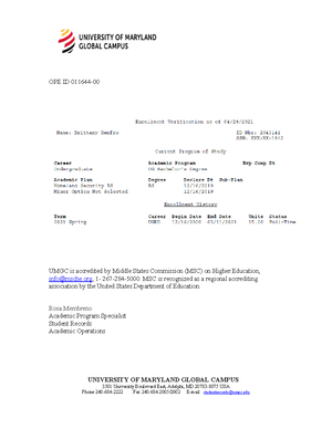 [Solved] What does the UMGC Philosophy of Academic Integrity mean to ...