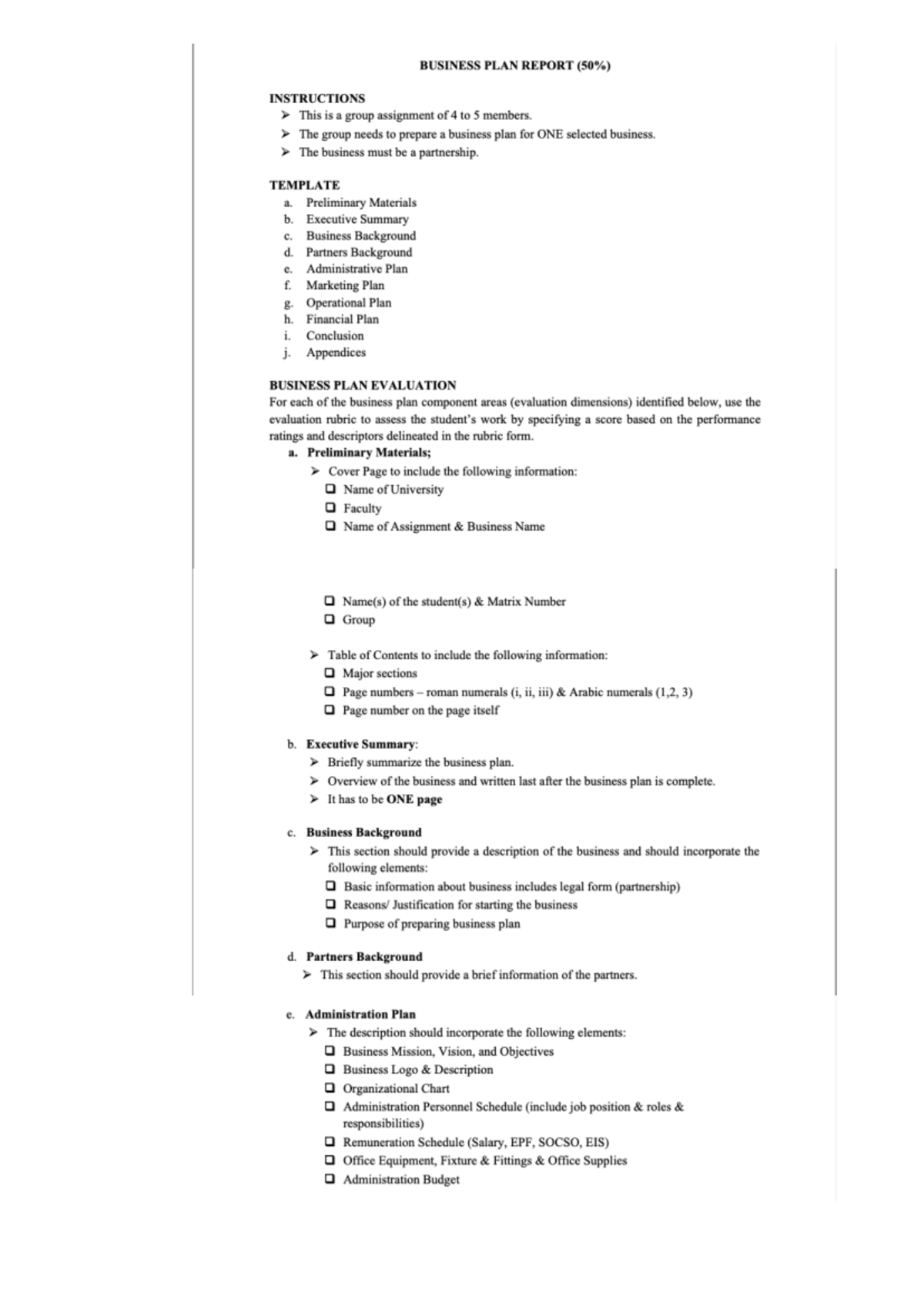 Business PLAN PART 1 - SVDV - Business statistics - Studocu