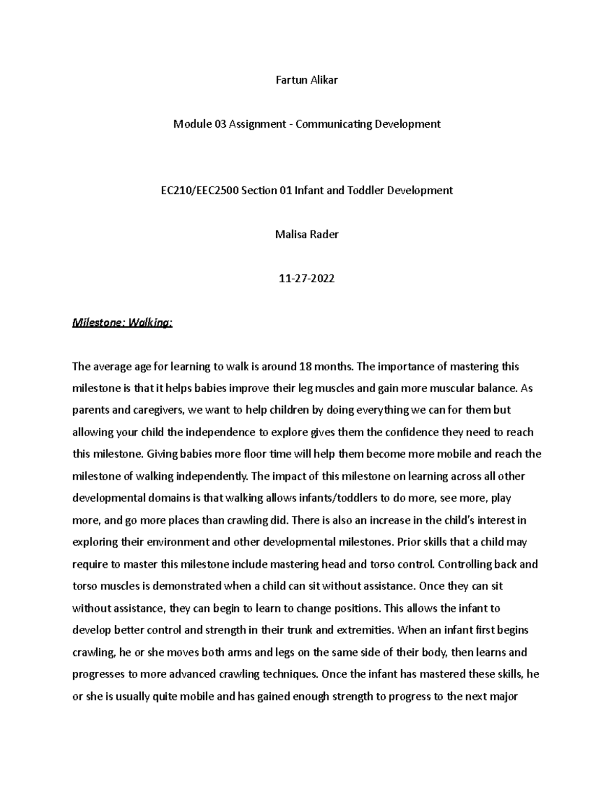 Falikar Module 03 Assignment - Communicating Development 11-27-2022 ...