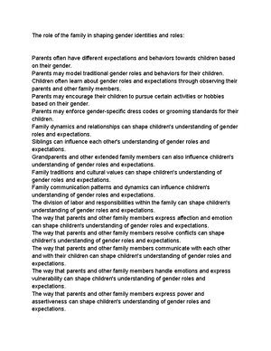 Family diversity and changes in family structures - The traditional ...