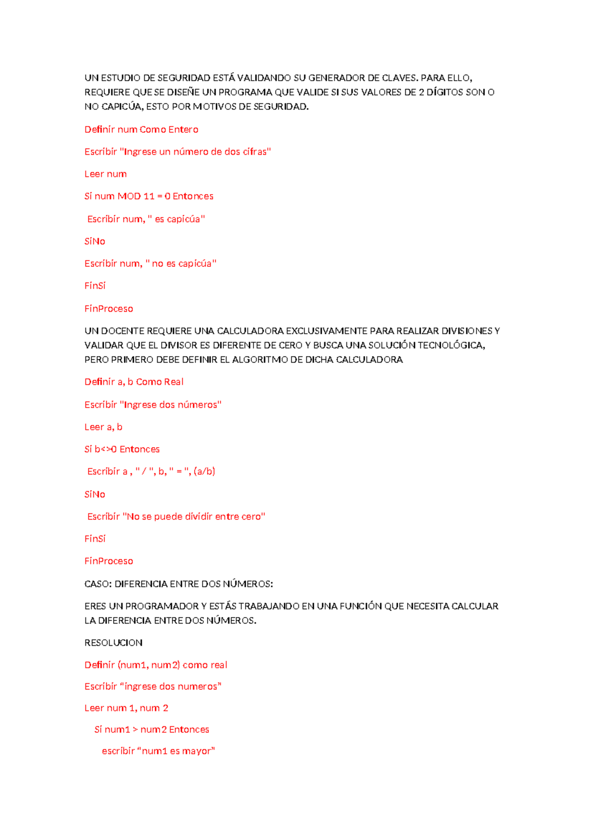 Algoritmo - UN ESTUDIO DE SEGURIDAD ESTÁ VALIDANDO SU GENERADOR DE ...