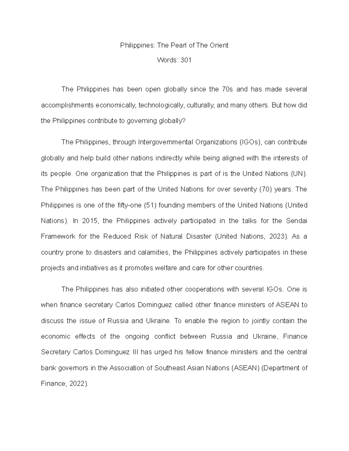 Attachment 1 - The Pearl of The Orient - Philippines: The Pearl of The ...