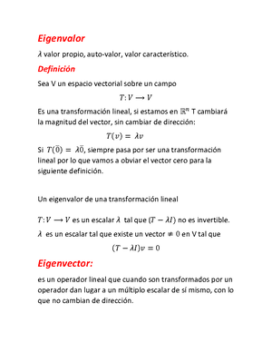 4 - Semejanza y Diagonalizacion - Semejanza y Diagonalizacion Matrices ...