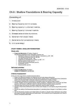 Shear box test calcs 2 - geotech lab work - Calculations Test 1: 2kg ...