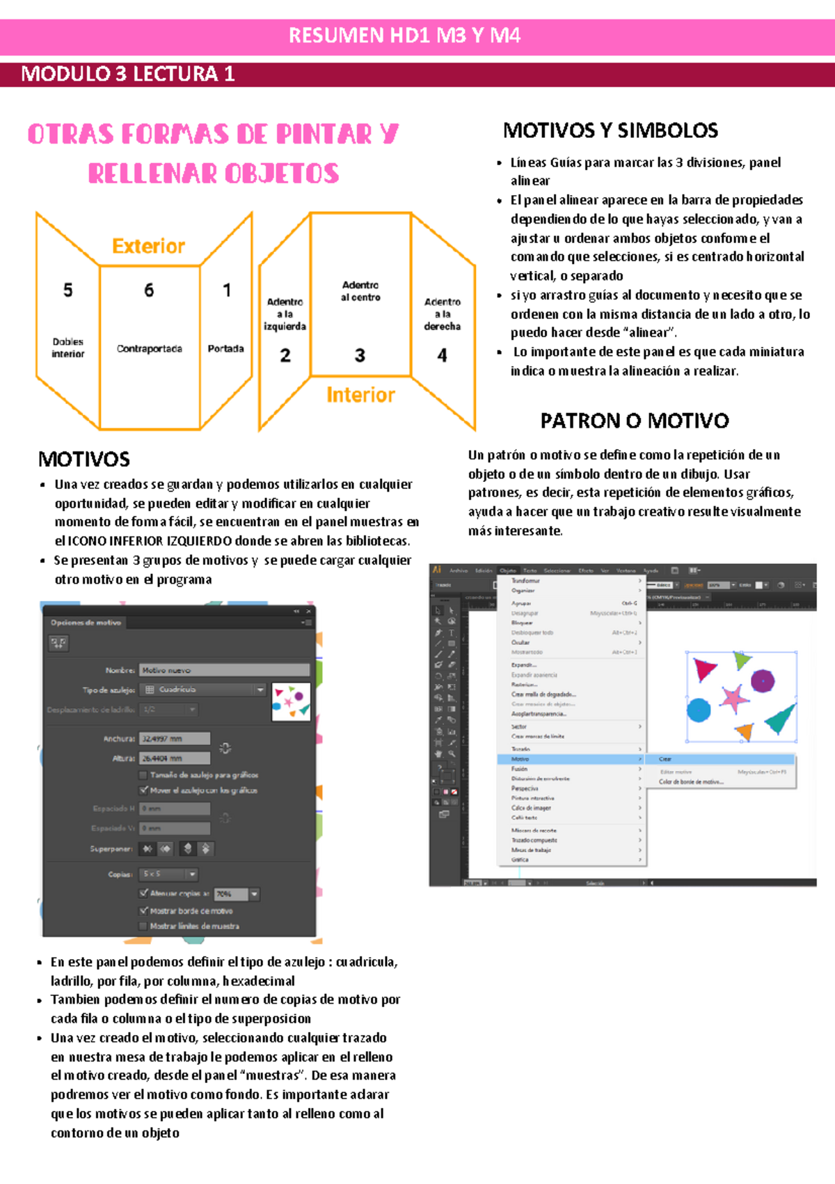 Resumen herramientas M3 M4 - MODULO 3 LECTURA 1 RESUMEN HD1 M3 Y M OTRAS FORMAS DE PINTAR Y ...