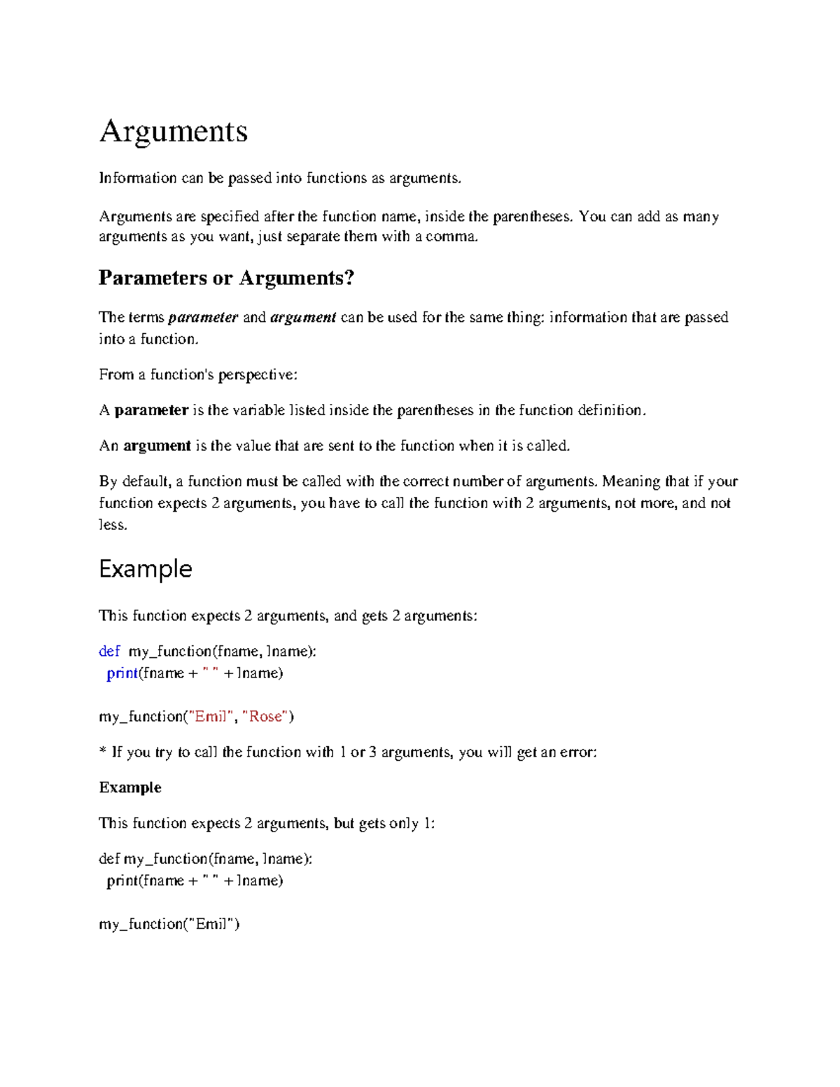 Arguments-converted - this is the lecture notes for python students ...