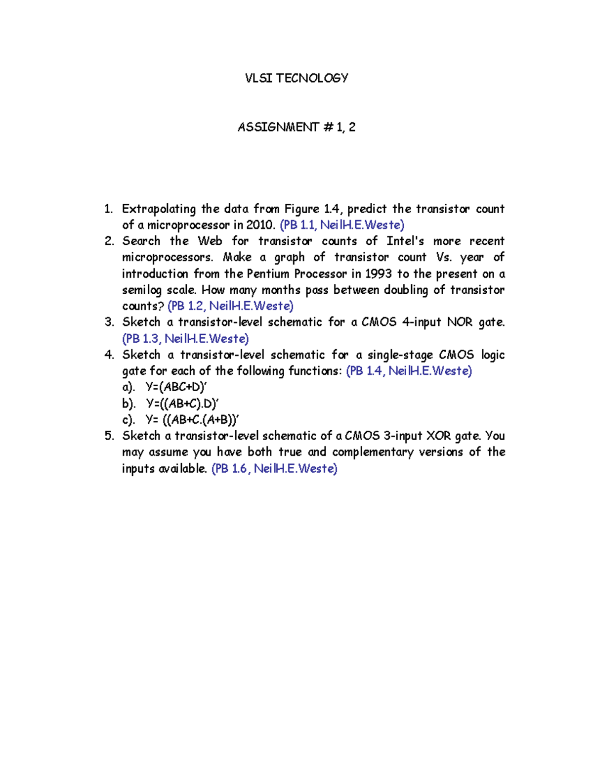 Assignment-12 - Summary Digital Electronics - VLSI TECNOLOGY ASSIGNMENT ...