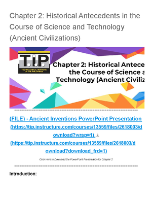 PE-and-Health-12 Q1 M4 - Science, Technology, and Society - TIP - Studocu