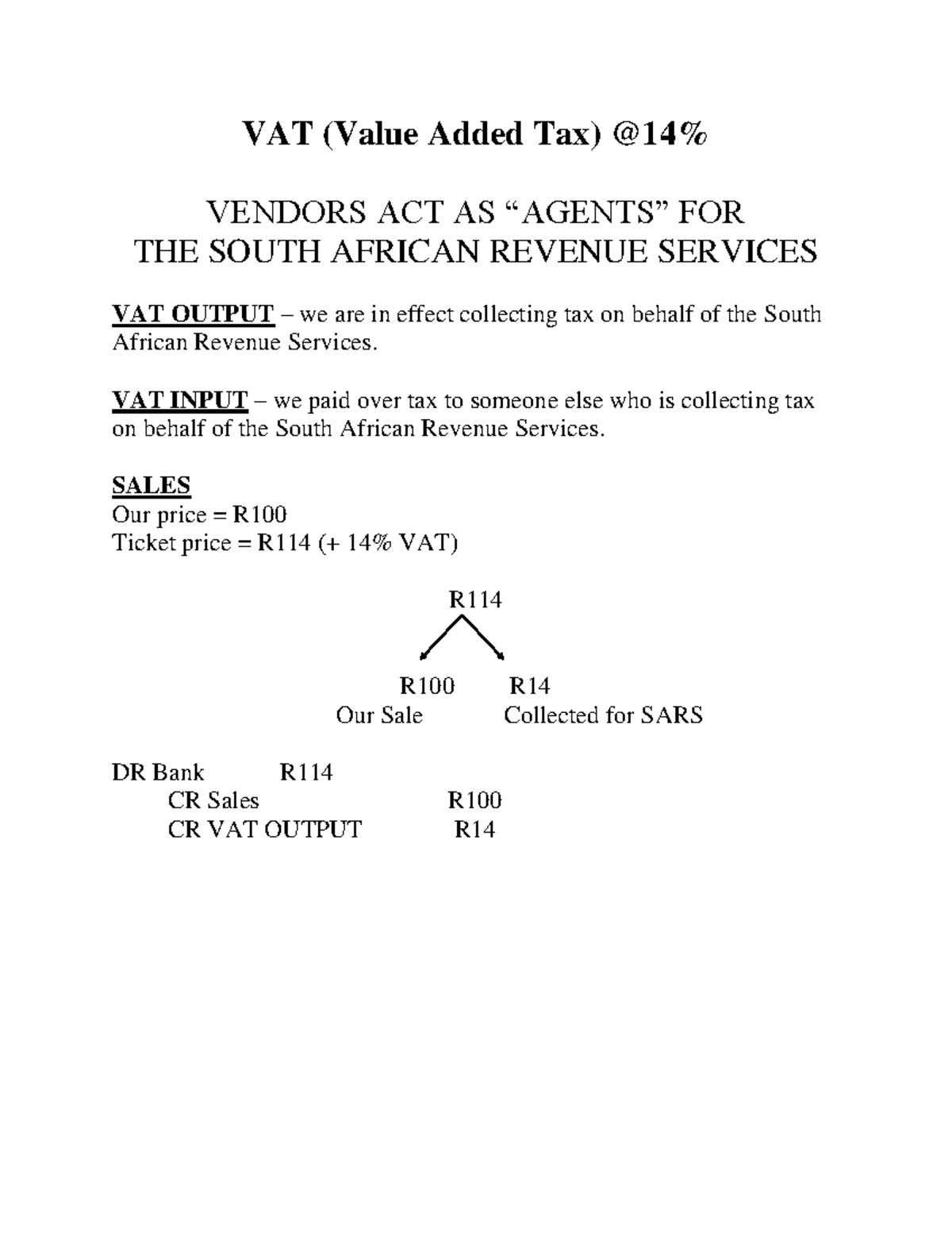 VAT Note 3 - These notes are helpful to understand Value Added Tax, a ...