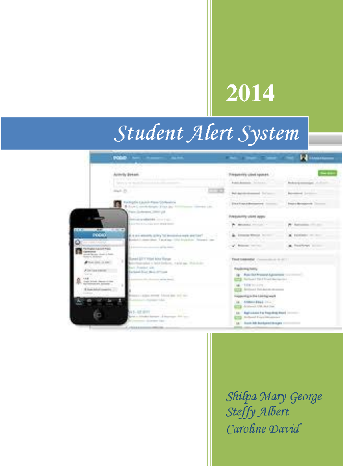 Student Alert System - .... - 2014 Shilpa Mary George Steffy Albert ...