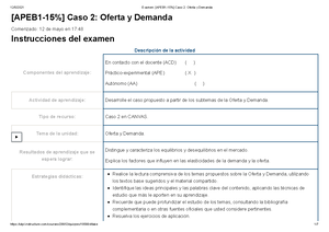 Examen [APEB 1-15%] Caso práctico 2 Analice, desarrolle y resuelva caso de estudio sobre los ...