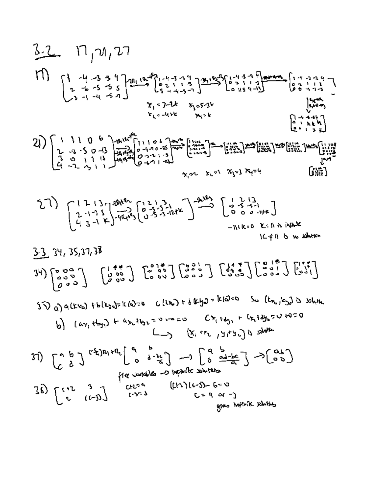 Hw 4 Homework Answers 3 17 4 17 I 4 3 34 L E N X Set I Htt 7 5 31 Xy T E I I Hiii Frat Ya 4502