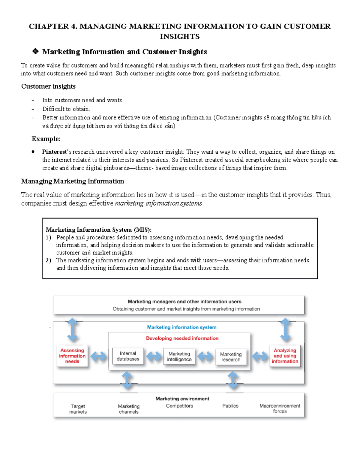 Chap_4_Principle of Marketing - CHAPTER 4. MANAGING MARKETING ...
