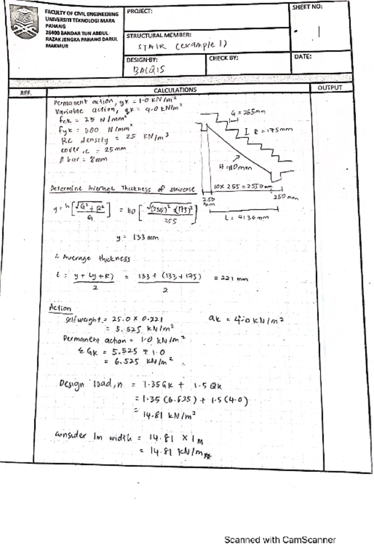 Staircase - Structural Steel Design - Studocu